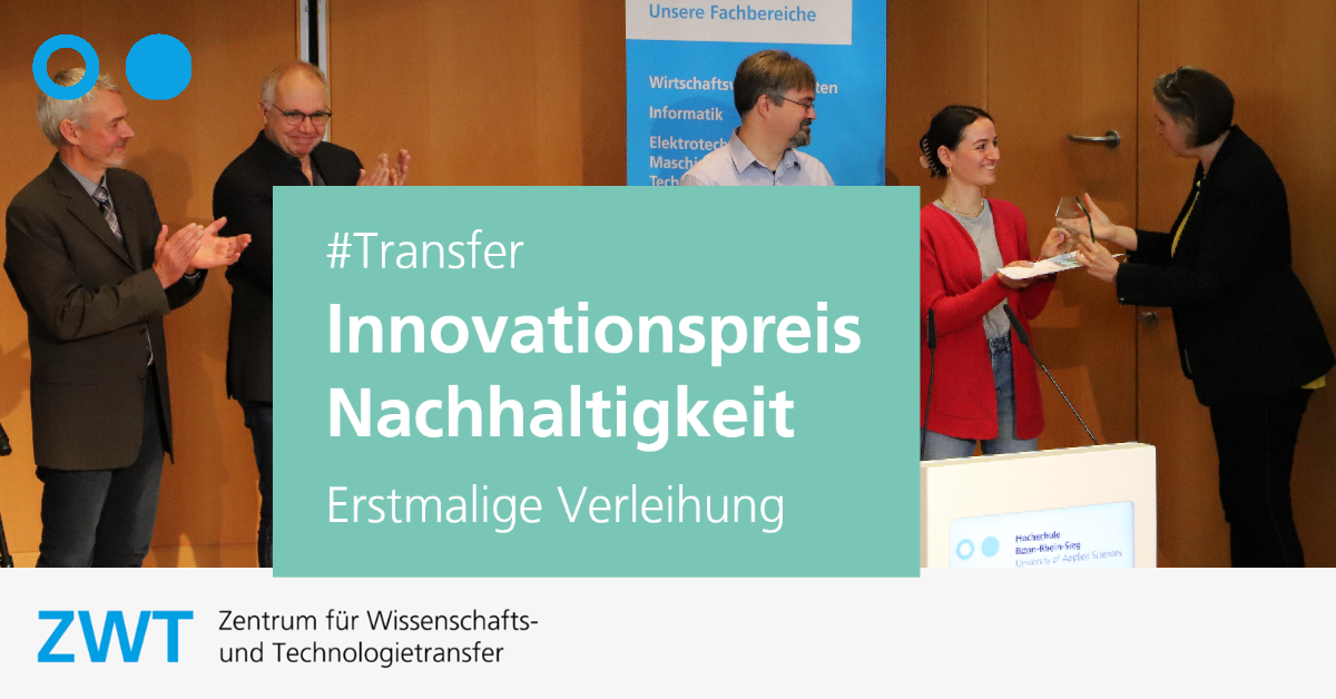 Verleihung des Innovationspreis Nachhaltigkeit 2022 | Hochschule Bonn ...