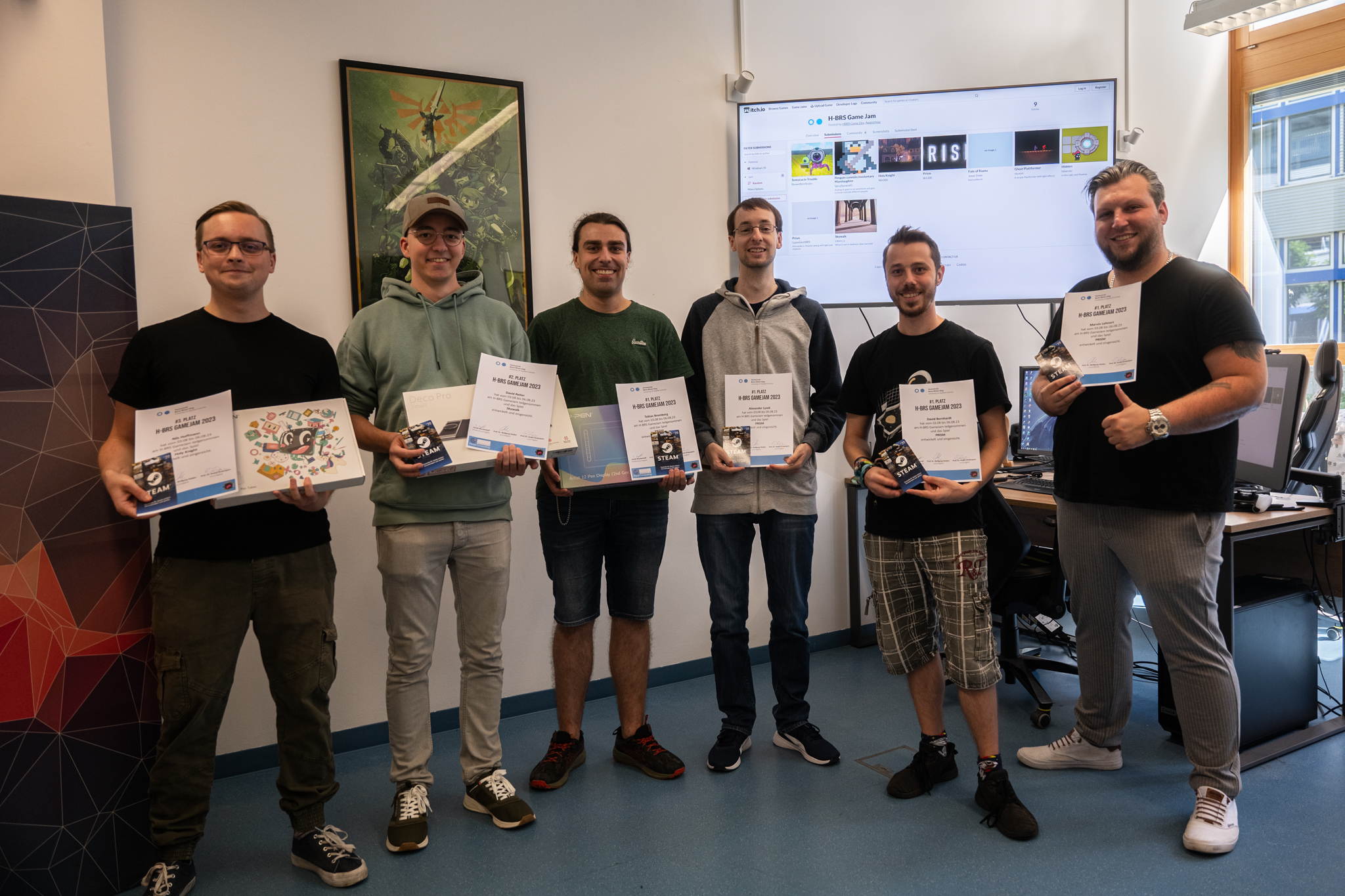 Premiere des GameJam an der H-BRS ein voller Erfolg | Hochschule Bonn-Rhein-Sieg (H-BRS)