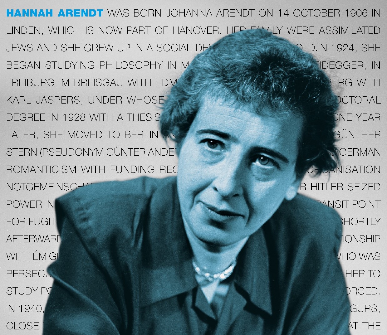 Exhibition Visionary Female Researchers: Hannah Arendt | Hochschule ...