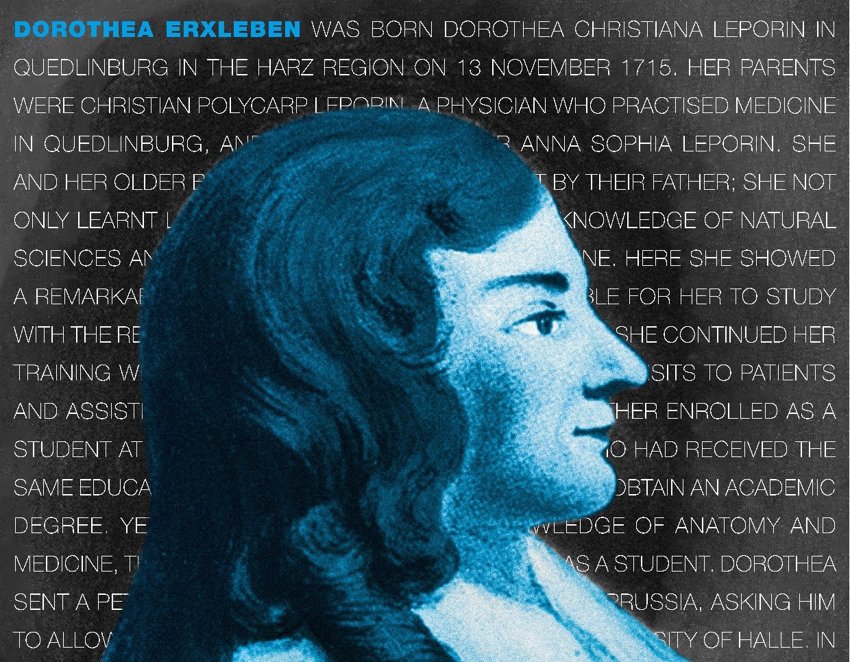 Exhibition Visionary Female Researchers: Dorothea Christiane Erxleben ...