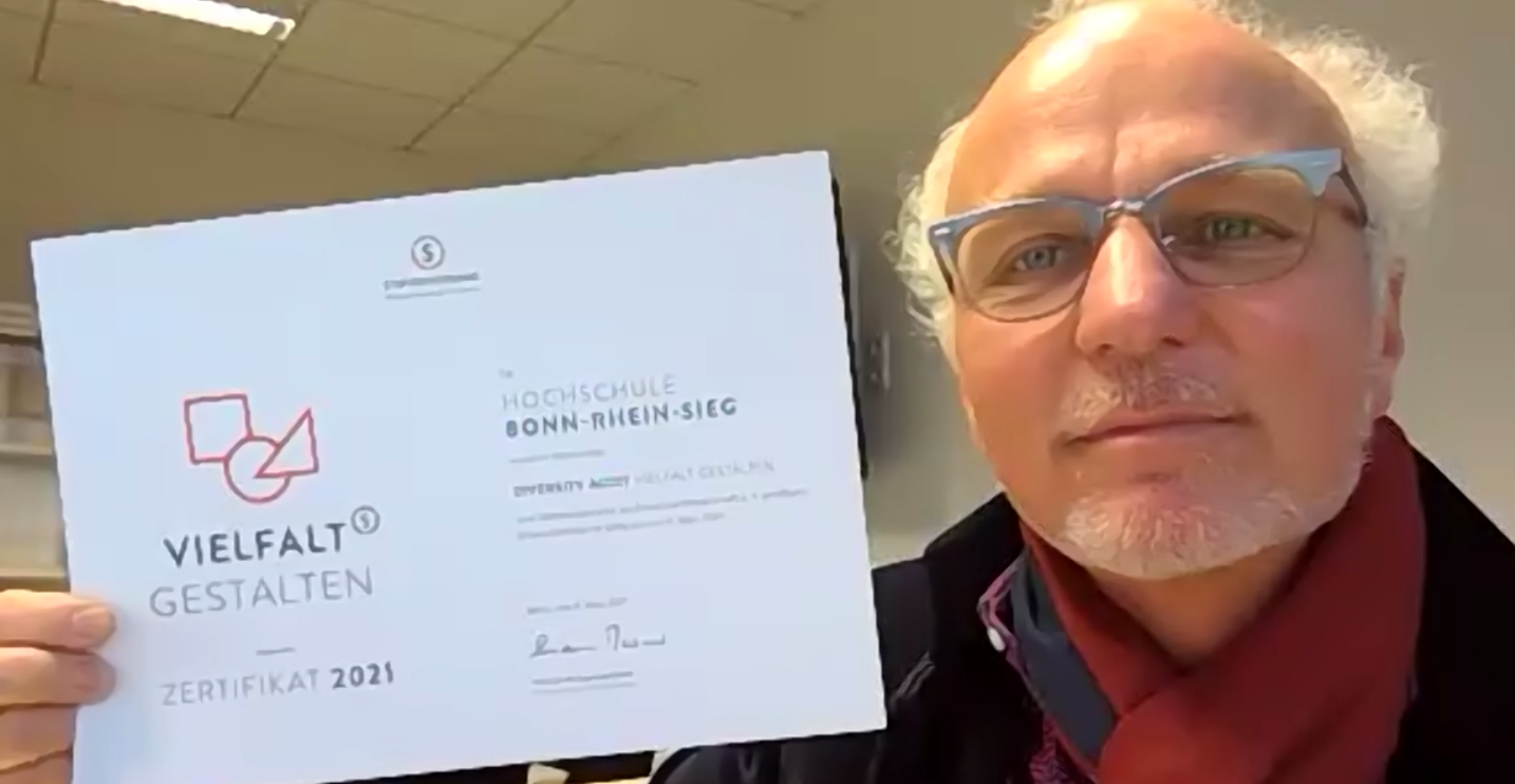 Shaping diversity: University receives award | Hochschule Bonn-Rhein ...