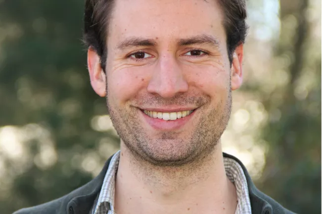 Philipp Swoboda at the "Think Aloud! GFFA Science Slam" | Hochschule Bonn-Rhein-Sieg (H-BRS)